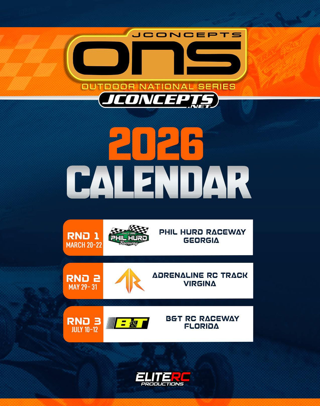 Events Schedule - Adrenaline RC Racing