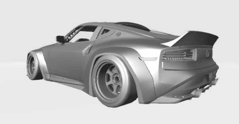 Addiction RC Nissan 400Z Fairlady Pandem Widebody 1/10 Clear Drift Body - AD-RB10 - Addiction RC ...