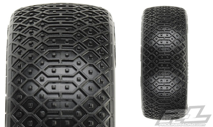 Pro-Line Electron 1/8 Buggy Tires w/Closed Cell Inserts (2) (M4) *Disc
