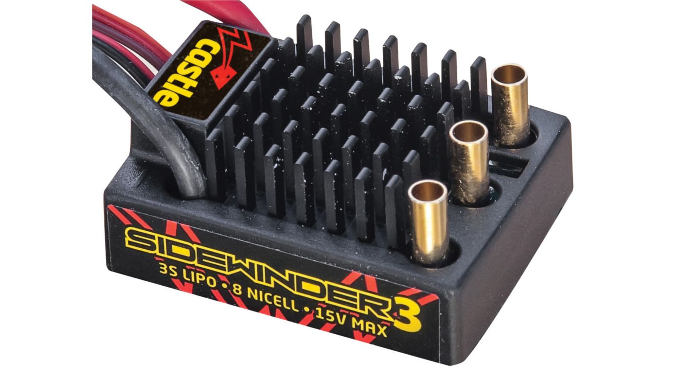 Castle Creations Sidewinder 3 Waterproof 1/10 Sport ESC
