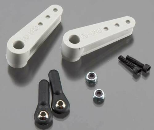 DuBro Long Dual Servo Arms (long Jr Servos) 2 PK *CLEARANCE